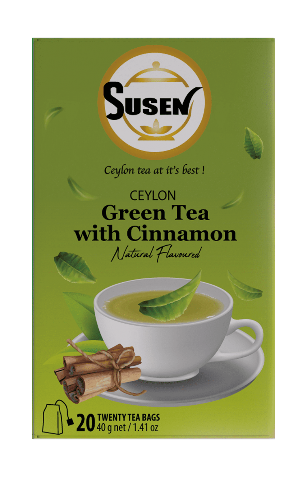 Ceylon Green Tea With Cinnamon – Susen Teas
